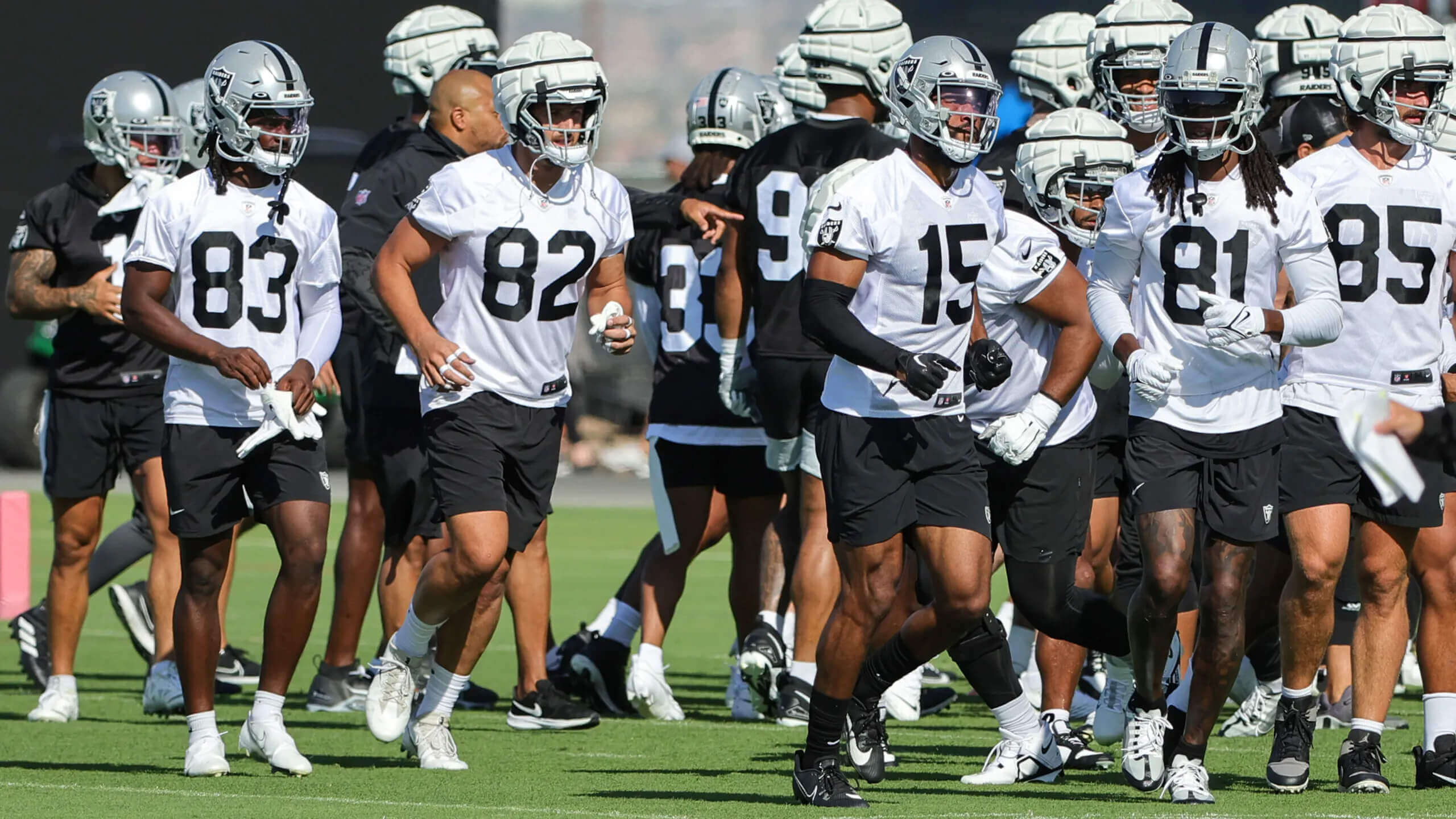 Las Vegas Raiders Wrap up their Final Training Camp Practice in Costa ...